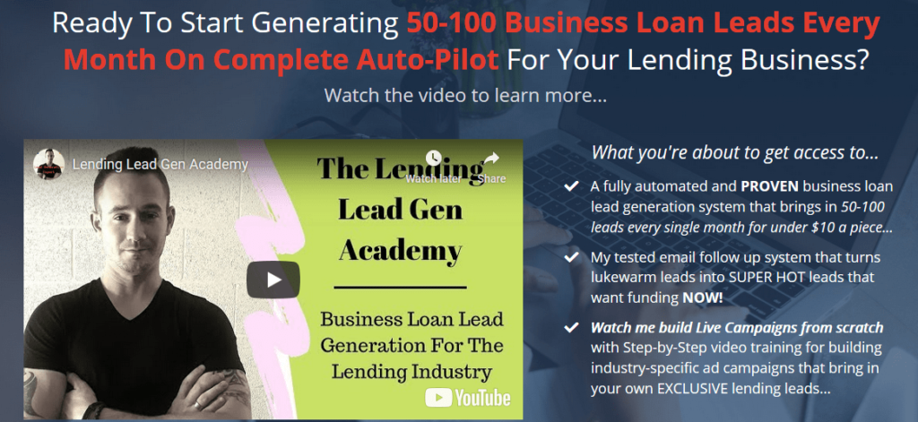 [Free Download] The Lending Lead Gen Academy - Pimp My Money